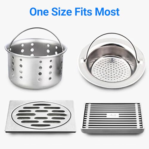 Kitchen Sink Strainer Mesh Bags, 300 PCS Disposable Mesh Sink Drain Strainer Bags, Kitchen Sink Filter Net Food Catcher Suits All Sink Strainer Basket for Kitchen Food Waste Leftover Garbage