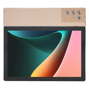 dauz 10.1in tablet, tablet 8gb ram 256gb rom 8 core 100 to 240v 2.4g 5g wifi for work school (us plug)