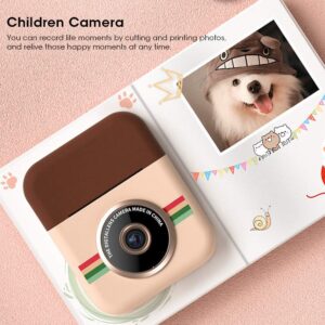 Children Camera, Abs Material, Grayscale Printing Technology, 1500 Mah High‑Capacity Battery, Relive Those Happy Moments at Any Time.