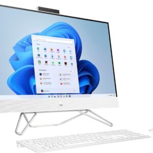 HP 27" Touchscreen All in One Desktop Computer, 27" Touch FHD, 8 Core AMD Ryzen 7 Processor, 32GB DDR4 RAM, 1TB SSD, WiFi, Bluetooth, 1080P Webcam, Wireless Keyboard and Mouse Combo, Windows 11 Home