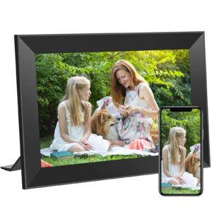 kodak 10.1inch wifi digital picture frame,1280x800 hd ips touch screen, electronic smart photo frame with 32gb memory, auto-rotate, instantly share photos/videos from anywhere