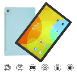 ICRPSTU 10.1 Inch Tablet, 1920x1200 IPS Tablet Computer 12GB RAM 256GB ROM US Plug 100-240V with Mouse for Entertainment (Green)