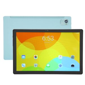 ICRPSTU 10.1 Inch Tablet, 1920x1200 IPS Tablet Computer 12GB RAM 256GB ROM US Plug 100-240V with Mouse for Entertainment (Green)