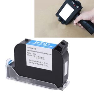 42ML Original Printer Ink Cartridge, Handheld Portable Ink Cartridge Durable Rapid Drying Inkjet Printer Cartridge Replacement 12.7mm for Handheld Inkjet Printer Coding Machine