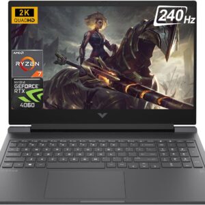 HP Victus Gaming Laptop 2023 Newest, 16" QHD 240Hz Display, AMD Ryzen 7-7840HS > i7-13700H, NVIDIA GeForce RTX 4060 Graphics, 16GB DDR5 RAM, 512GB SSD, Wifi6, Backlit Keyboard, Windows 11 Home