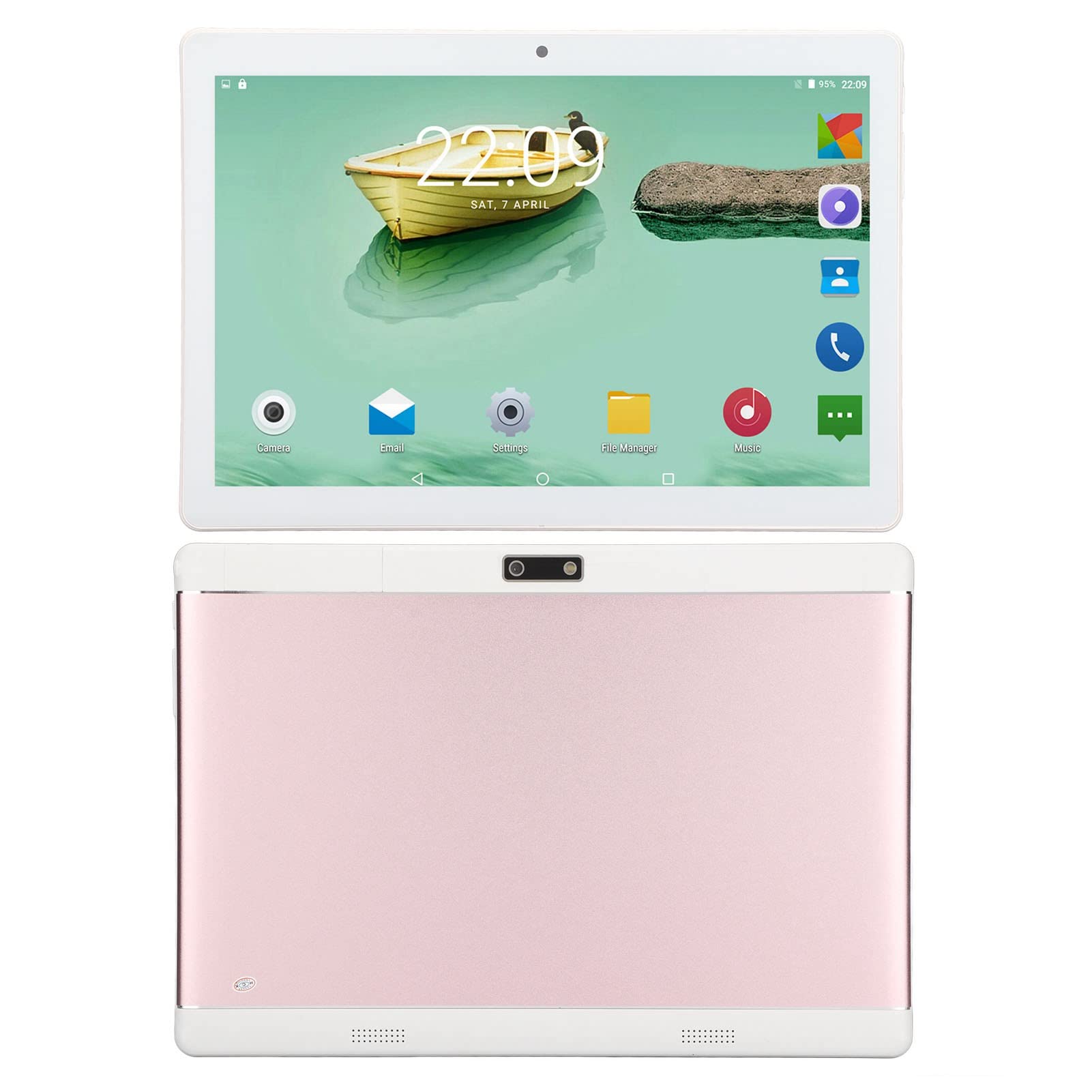 MAVIS LAVEN Tablet, Metal Case Dual SIM Tablet Computer 2GB 32GB RAM 10inch Octacore Processor Office (US Plug)