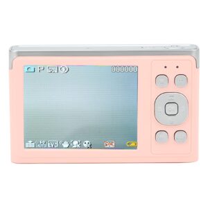 digital camera, 2.88in ips hd screen 50mp pixels portable camera led fill light af autofocus for video recording (pink)