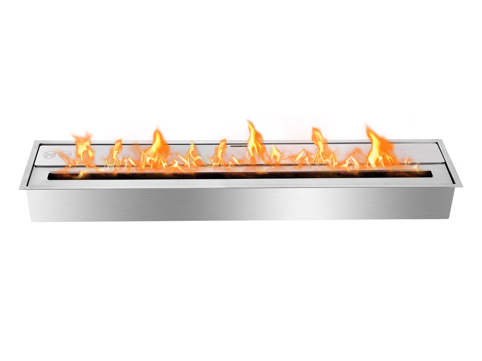 36" Indoor Ethanol Burner - Ignis Eco-Hybrid 3600 Ventless Fireplace Insert