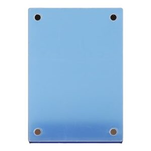 Slanted Back Photo Frame, Self Standing Photo Frame Durable Wide Application for Business Cards for Livingroom (Blue)