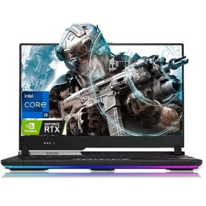 2023 newest asus rog strix scar 15 gaming laptop, 15.6" qhd 240hz ips display, intel core i9 12900h processor, nvidia geforce rtx 3070 ti, 64gb ddr5 ram, 2tb ssd, per-key rgb keyboard, windows 11 home