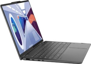 lenovo yoga 7i 2-in-1 14" 2.2k touch laptop, 360° flip-and-fold design, intel core i5-1335u, 8gb ram 1tb ssd, intel iris xe graphics, backlit kb, win11, storm grey, noco bundle