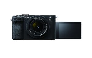 sony alpha 7c ii full-frame interchangeable lens camera lens kit - black