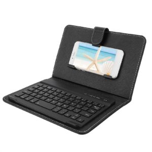 Yitre with Protective Leather Cover Portable Keyboard, Thai Language Keyboard, Easy Operation for Phone Screen with 4.5-6.8 Inch for Thailand Native People