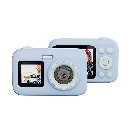 XIXIAN 1080P Digital Camera Kids Camera 12MP HD Children Digital Video Camera Kids Selfie Camera for Boys And Girls 2.4-inch LCD Screen Dual Lenses Birthday Gift Festival Gift Great Gift for Childeren