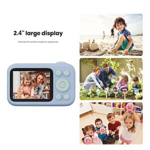 XIXIAN 1080P Digital Camera Kids Camera 12MP HD Children Digital Video Camera Kids Selfie Camera for Boys And Girls 2.4-inch LCD Screen Dual Lenses Birthday Gift Festival Gift Great Gift for Childeren