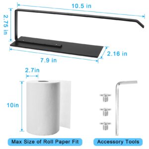 Magnetic Paper Towel Holder for Fridge, Toilet Paper Roll Holder Magnetic Paper Towel Rack Wall Mount Fridge Organizer for Paper Towels Rolls Bathroom Toilet Pantry RV Kitchen Organizers and Storage