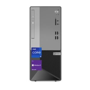 lenovo v50t gen 2 business tower desktop, intel core i9-11900k processor, 64gb ram, 2tb ssd + 2tb hdd, dvd-rw, display port, hdmi, rj-45, wi-fi, wired keyboard & mouse, windows 11 pro, black