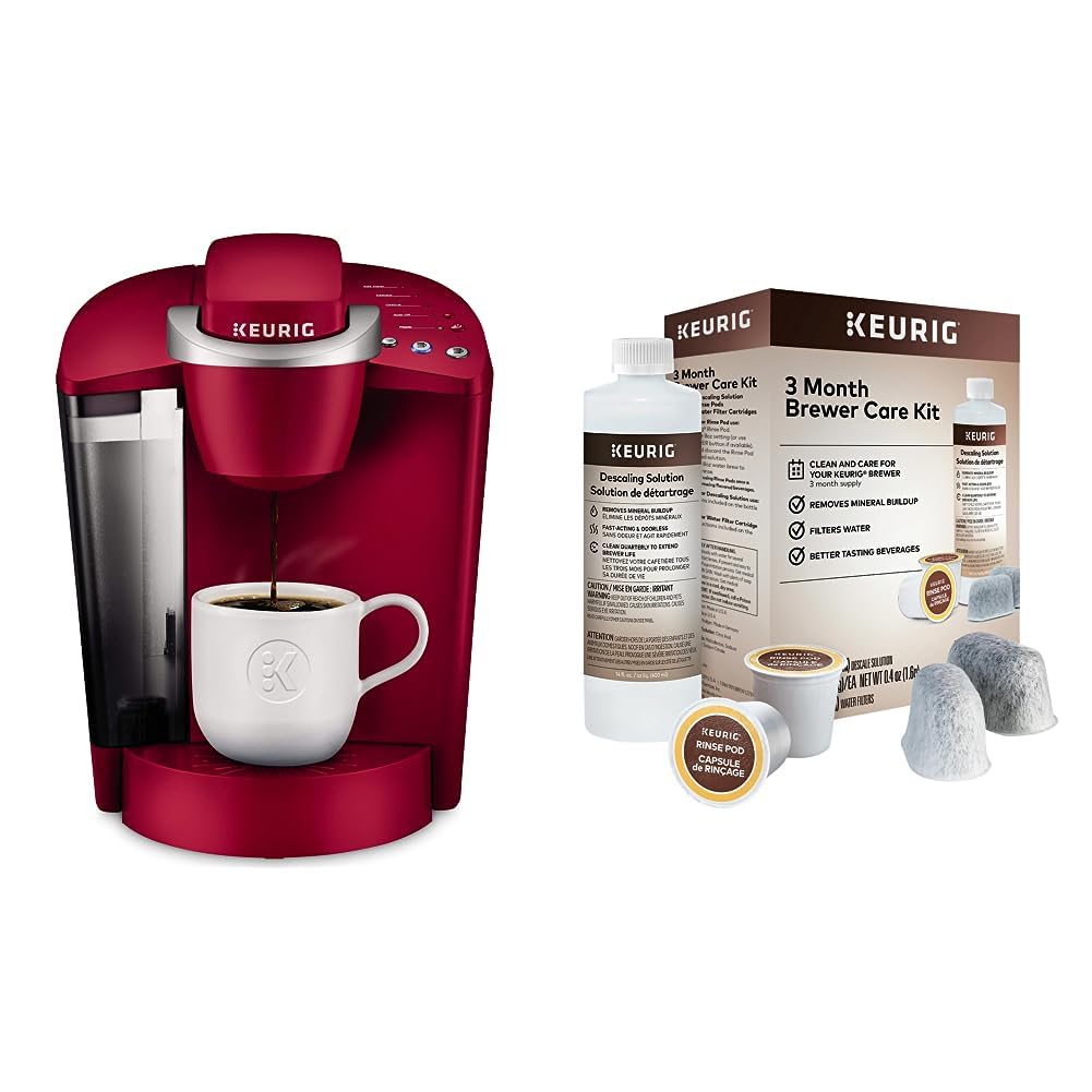 Keurig K-Classic Single Serve K-Cup Pod Coffee Maker Descaling and Cleaning Kit