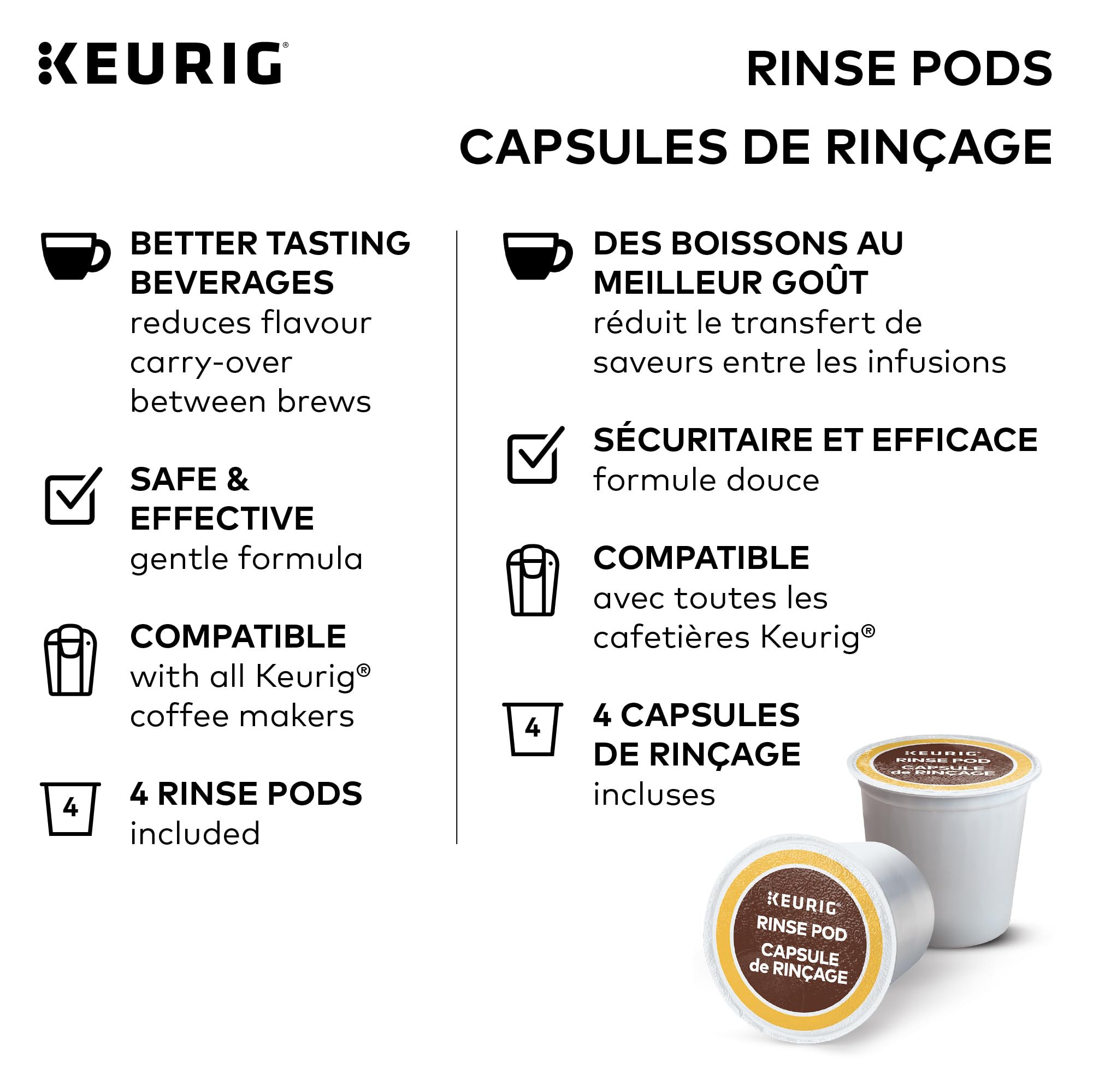 Keurig K-Classic Single Serve K-Cup Pod Coffee Maker Descaling and Cleaning Kit