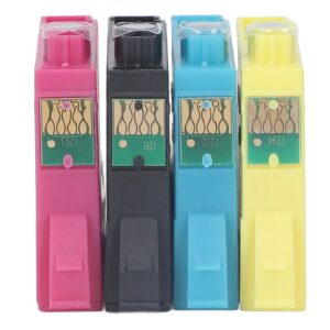 Printer Ink Cartridge Set, Printer Ink Cartridge,4 Color Ink Cartridge Photo Printer for SX230, Printer Ink Cartridge