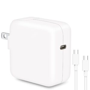 65W USB C Charger,Type C GaN III PD 3.0 Wall Charger Fast Charging for iPhone 15/14/13,MacBook Pro/Air, iPad Pro/Air,Samsung Galaxy S22/S21,Pixel,Switch and Android Series,6.6ft USB C to C Cable