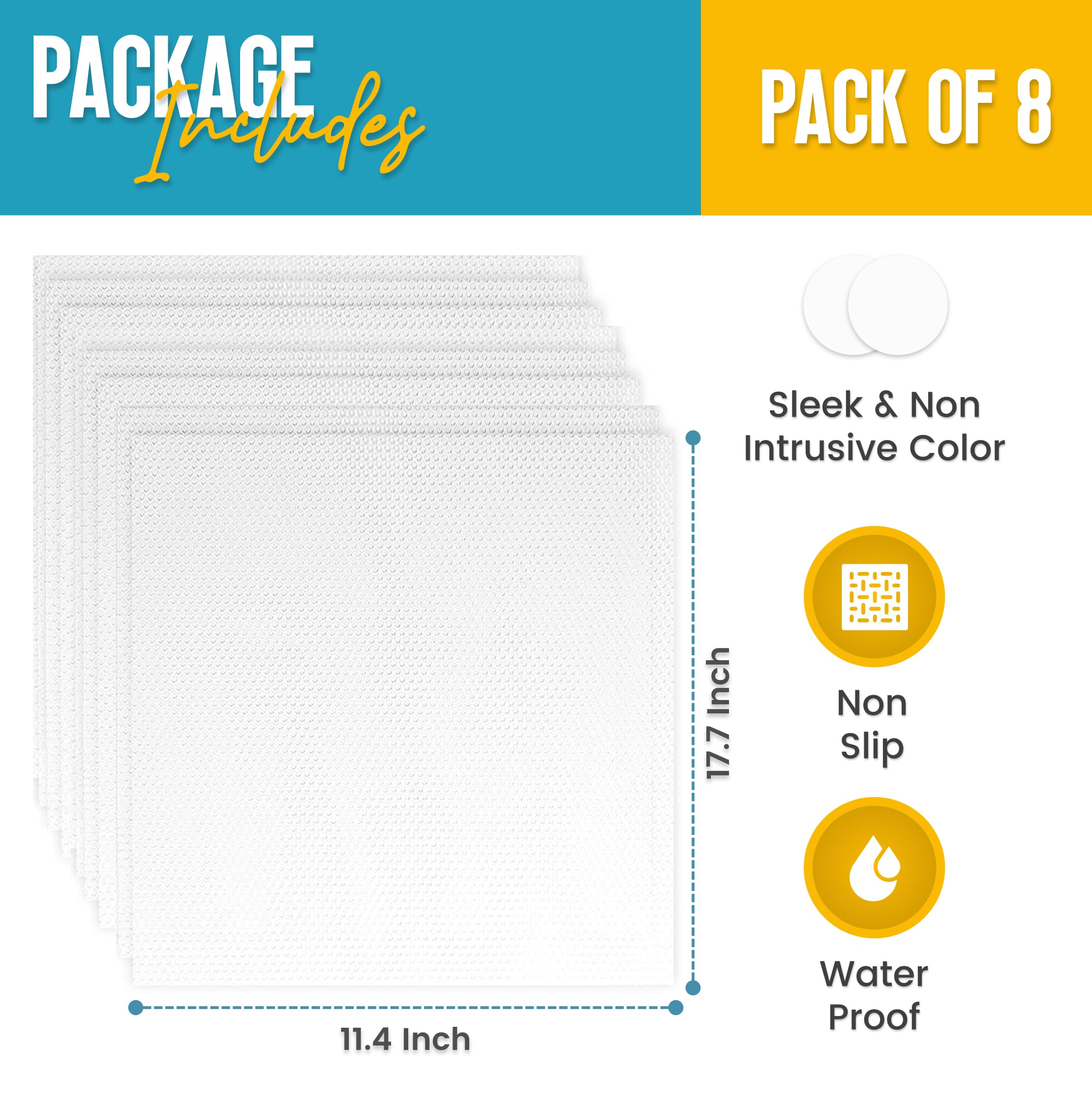 2 Pack Oven Liners and 8 Pack Fridge Liner Sheets Bundle: Shield Your Spaces with Ease - Clean Cooking & Fresh Cooling!