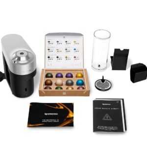 Nespresso Vertuo Pop+ Deluxe by De'Longhi with Aeroccino, Silver