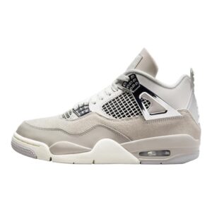 jordan air 4 retro women's lt iron ore/sail-neutral grey aq9129-001 8.5