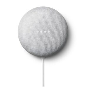 google nest mini 2nd generation smart speaker with google assistant - chalk (renewed)