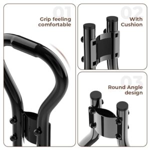 YUEYIN Recliner Handle Extender, Black Metal, Chair Lever Extender for Oversized Recliner Handles, Helps Elderly Operate Recliners Easily