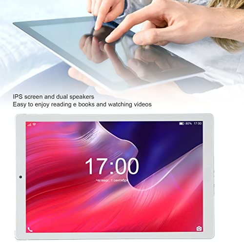 Gonetre 10 Inch Tablet 8 Core Tablet IPS Hd Screen Tablet for11 Tablet 10 Inch IPS Hd Large Screen 3gb 64gb 8 Core Tablet with 3g Network WiFi Blue 100-240v (US Plug)