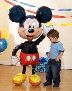 usleh mouse airwalker 46" inch jumbo foil mylar birthday balloon…