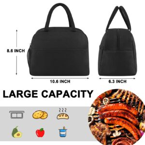 Lunch Bag Women Insulated Lunch Box for Women Men Adult Large Capacity Poratable Reusable Lunch Tote Bag Small Cute Cooler Bag for Work School Travel Picnic