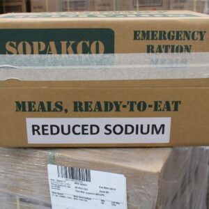 SOPAKCO MREs-Reduced Sodium Food Rations 16 Meals Ready To Eat - 8/23 or newer