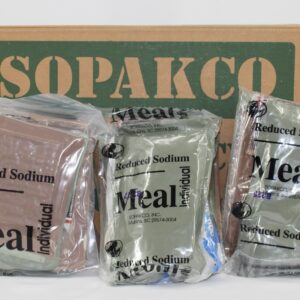 SOPAKCO MREs-Reduced Sodium Food Rations 16 Meals Ready To Eat - 8/23 or newer