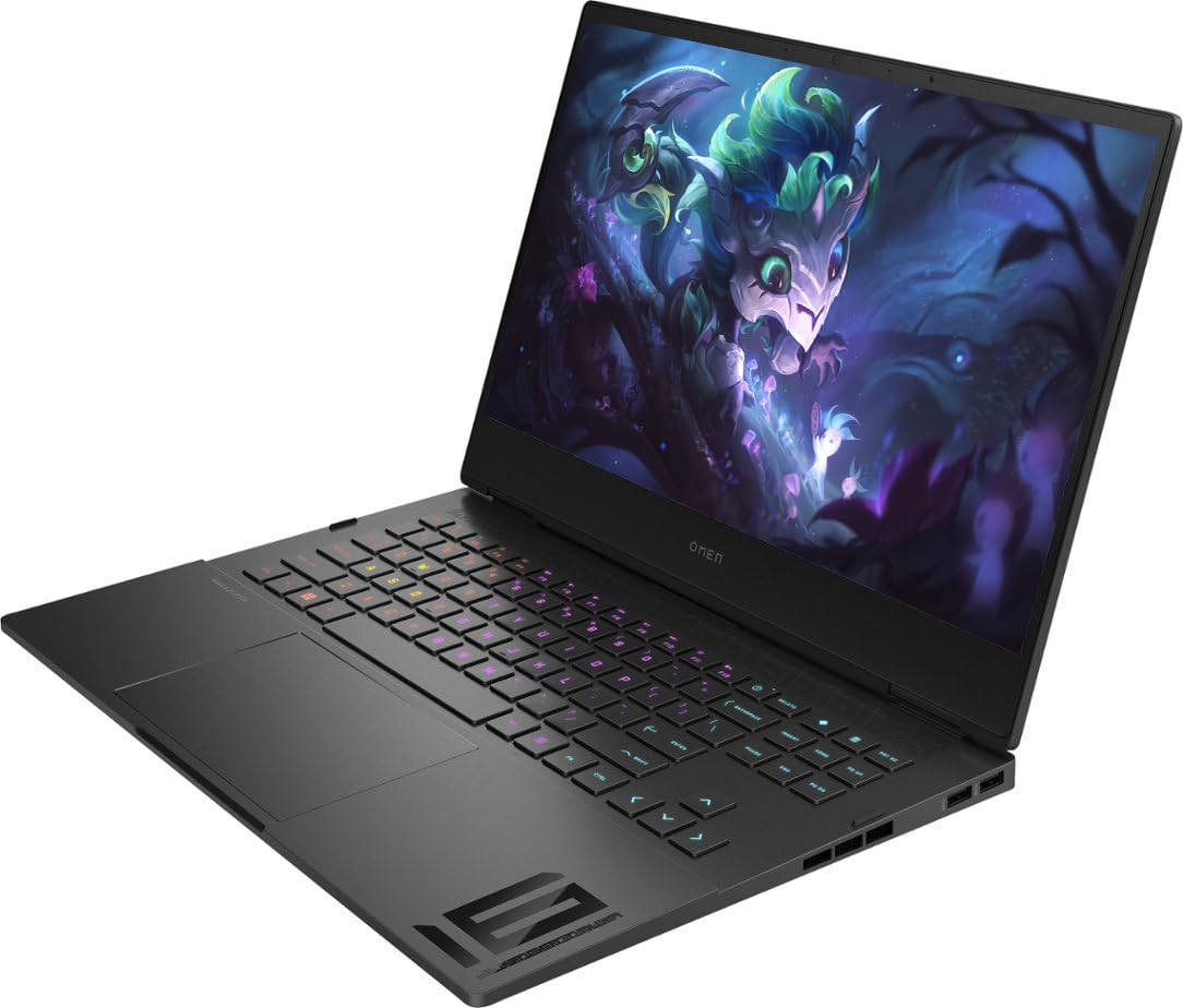 HP OMEN 16.1" QHD 165Hz Gaming Laptop, Intel Core i9-12900H, NVIDIA GeForce RTX 3060, 64GB DDR5 RAM, 2TB PCIe SSD, Backlit Keyboard, WiFi 6, HDMI, Thunderbolt 4, Win 11 H, w/CUE Accessories