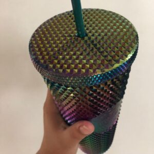 Starbucks Halloween 2023 Oil Slick Rainbow Iridescent Venti Tumbler 24oz