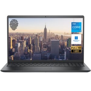 dell vostro 3000 series 3520 business laptop, 15.6" fhd 120hz display, intel core i5-1135g7, 32gb ram, 512gb ssd + 1tb hdd, webcam, backlit kb, fingerprint reader, wi-fi, hdmi, windows 11 pro, black