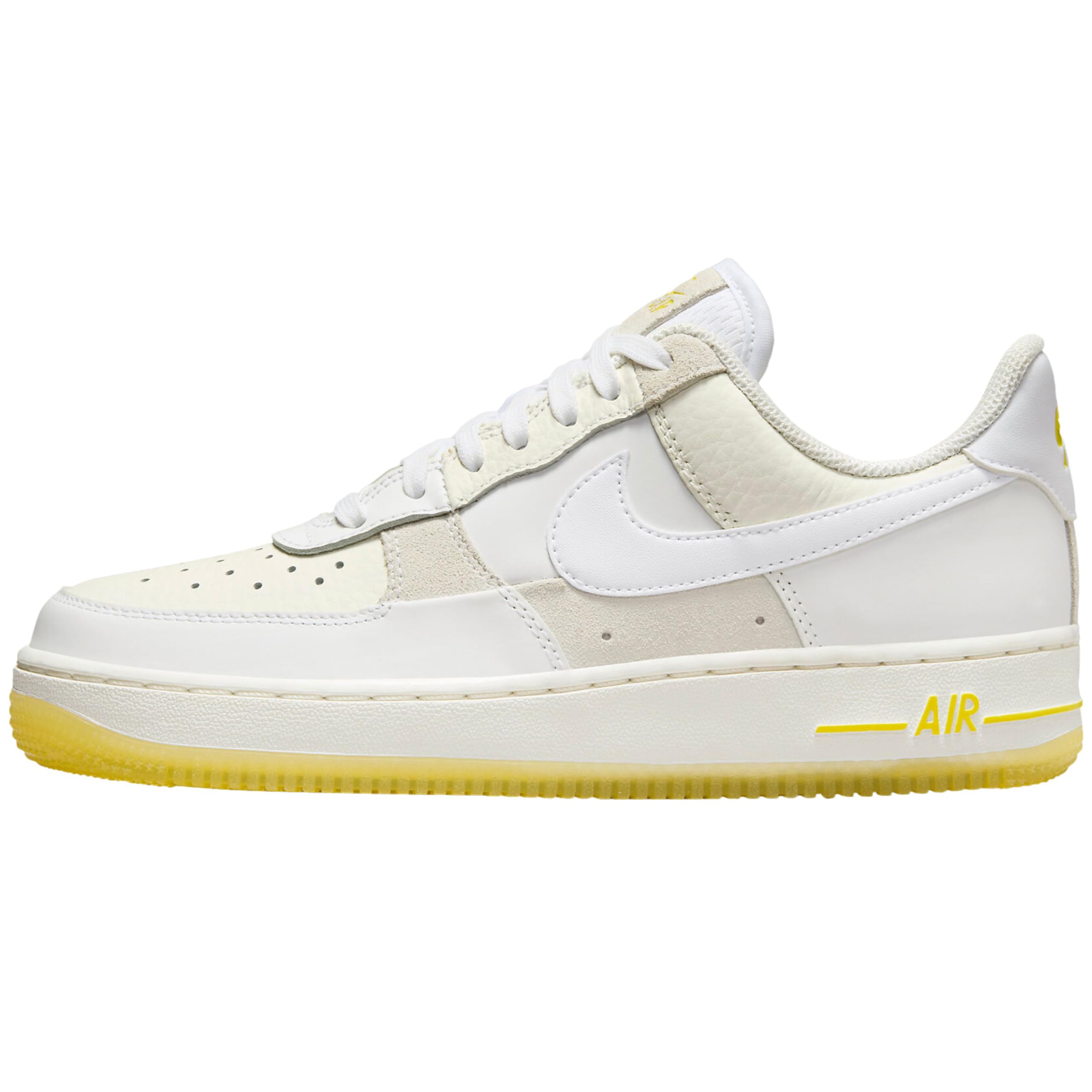 Nike Air Force 1 '07 Low Womens Summit White/White-Opti Yellow Size 7