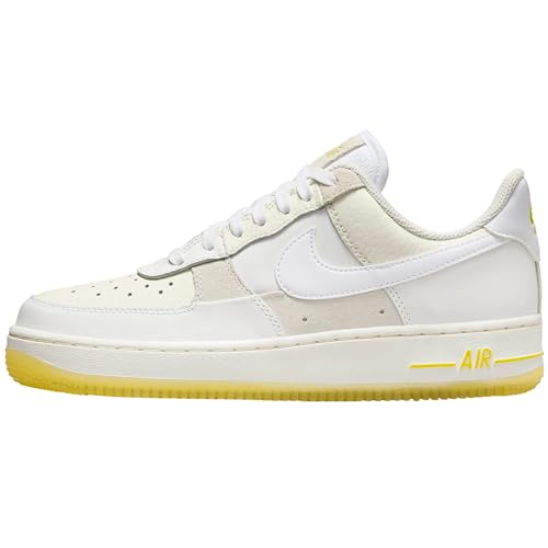 Nike Air Force 1 '07 Low Womens Summit White/White-Opti Yellow Size 6