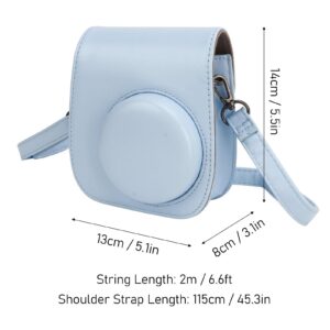 Qinlorgo Camera Bag, Skin Friendly High Load Bearing Camera Case Antiscratch with Photos Frames for Mini 12 (Blue)