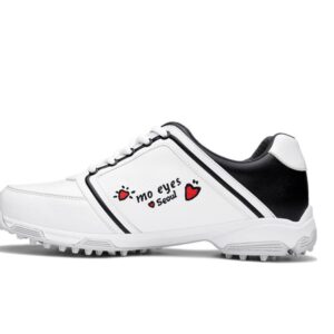 Ybberik Women's Golf Shoes, Lightweight Waterproof Spikeless Golf Shoes for Ladies Black