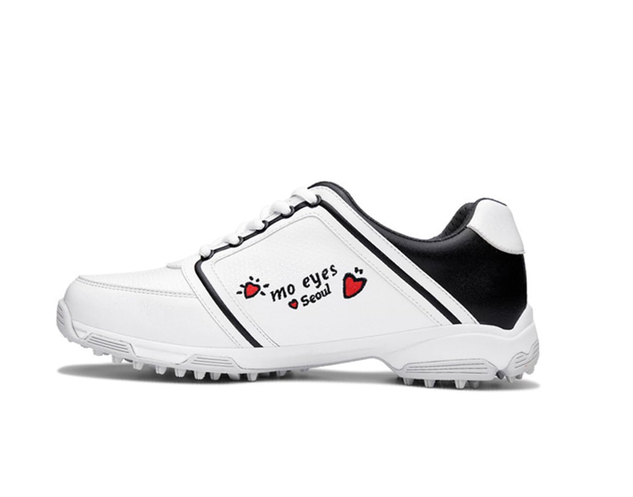 Ybberik Women's Golf Shoes, Lightweight Waterproof Spikeless Golf Shoes for Ladies Black