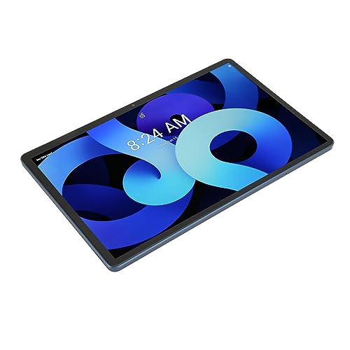 WiFi Tablet, Front 13MP Rear 26MP 10.36 Inch Smart Tablet Aluminum Alloy for Working Gaming (Blue)