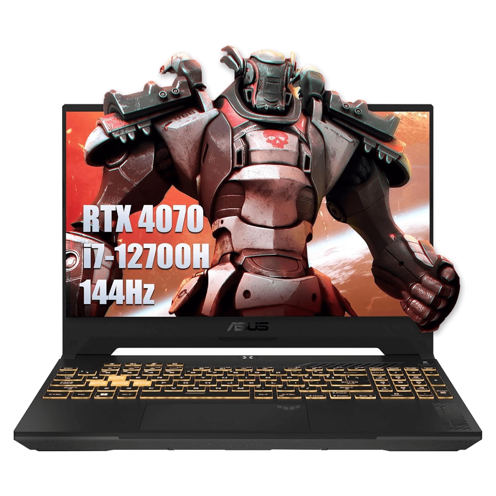 ASUS 2023 Newest TUF Gaming Laptop, 15.6" 144Hz FHD IPS Display, 12th Gen Intel Core i7-12700H (14 Core), NVIDIA GeForce RTX 4070, 64GB RAM, 2TB SSD, Wi-Fi 6, RGB Keyboard, Windows 11 Home