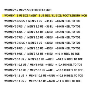 MEBAMY Soccer Cleats Football Shoes Lightweight Soccer Boots AG TF Spike Sneaker Firm Ground Turf Outdoor Indoor Training Ankle Shoes