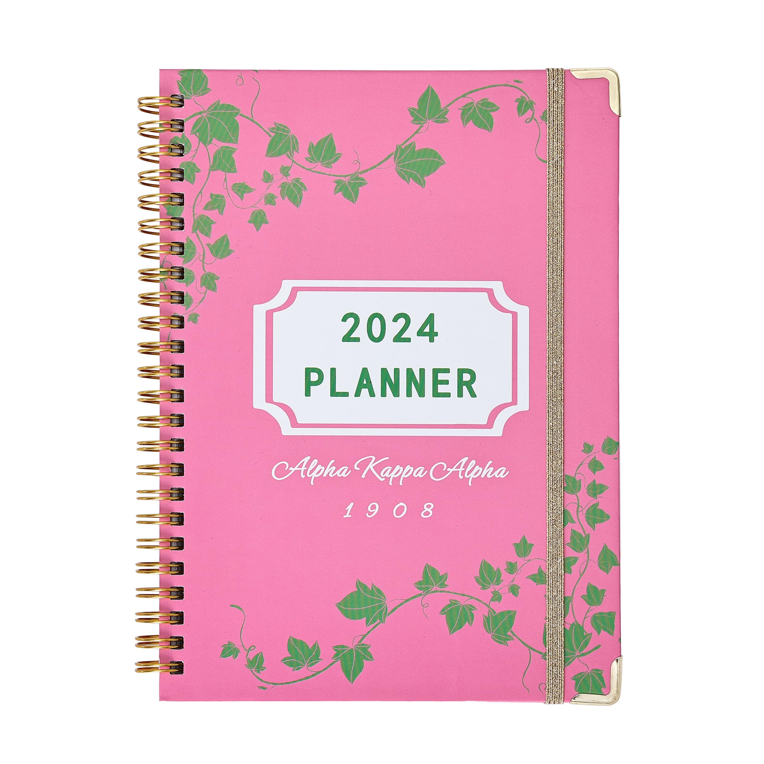 AKA Sorority 2024 Planner January 2024 - December 2024, Sorority Paraphernalia Weekly Monthly Planner for AKA Womens