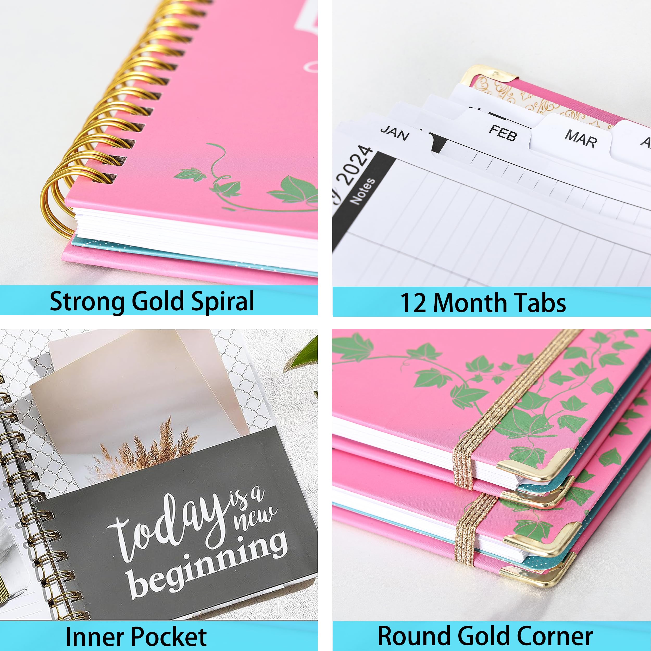 AKA Sorority 2024 Planner January 2024 - December 2024, Sorority Paraphernalia Weekly Monthly Planner for AKA Womens