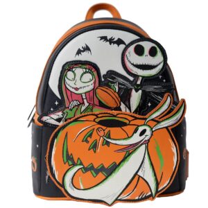 funko disney 100 nightmare before christmas glow-in-the-dark mini backpack