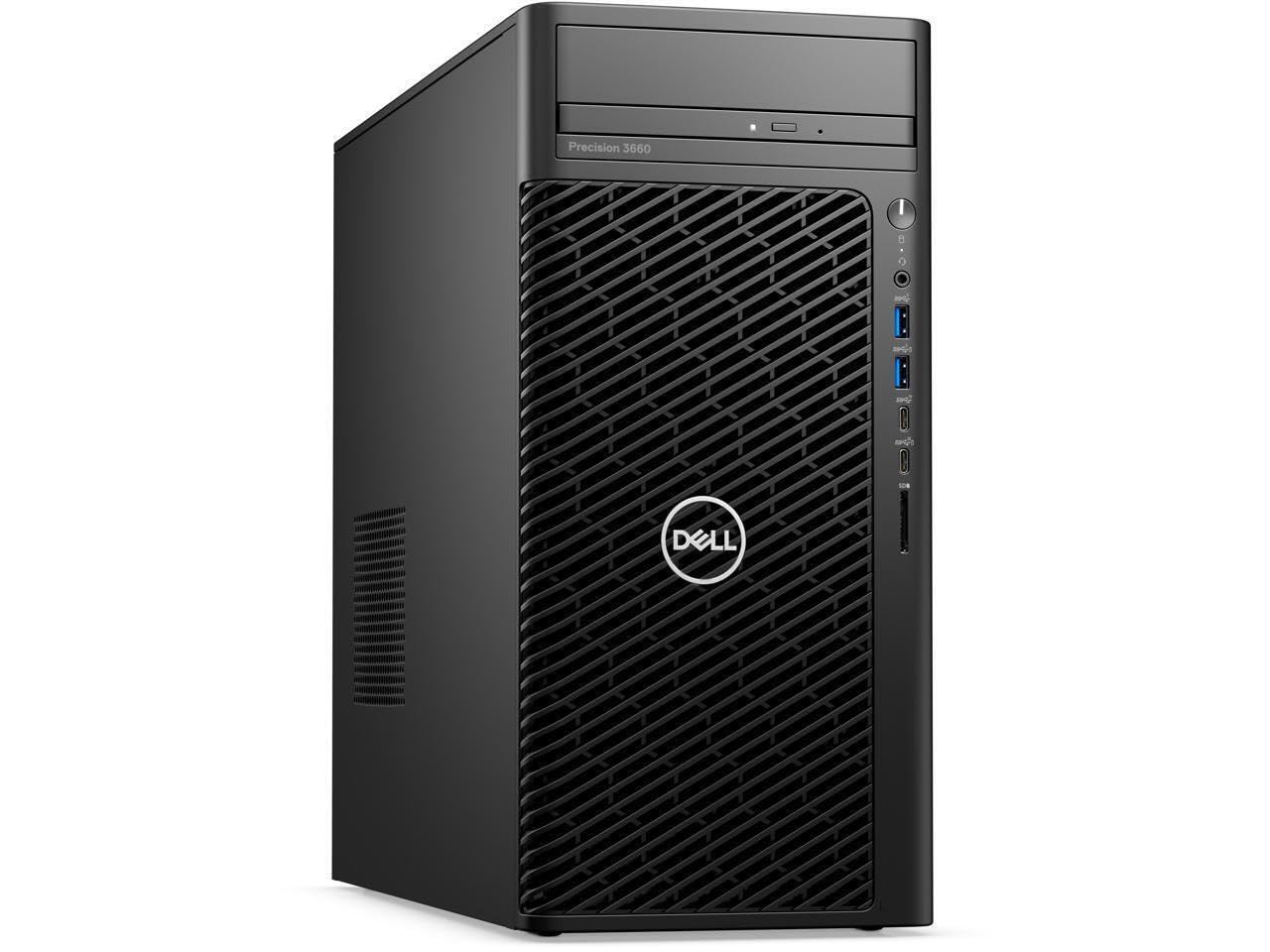 Dell Precision 3660 Tower Intel Core i7 13700 16C 32GB RAM DDR5 512GB SSD NVIDIA RTX A2000 12GB GDDR6 - DVD+/-RW - Keyboard, Mouse Windows 11 Pro